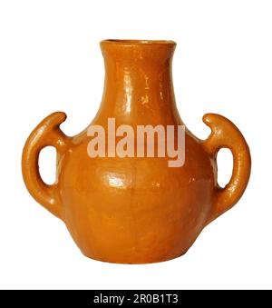 Amphora, classical Roman amphora from north Africa, isolated on white ...