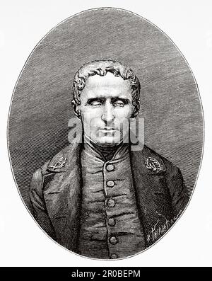 Portrait of Louis Braille (1809-1852) French educator and inventor of a ...