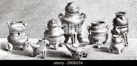 Ancient pottery from the Indian Tombs of Chiriqui in Veraguas, Panama ...