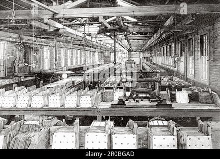 Factory of electric accumulators. MWJ Jenks´s Electrical Accumulator ...