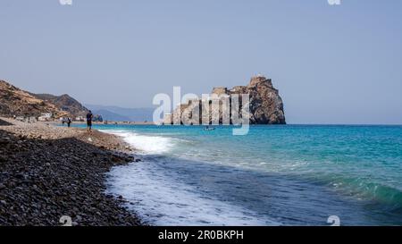 Al Hoceima National Park: Bades beach - island Bades Stock Photo - Alamy