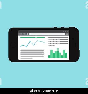 Adaptive Web Phone Template and Gadget Elements for site of blog and ...