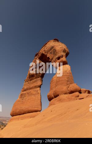Delicate Arch side view Stock Photo - Alamy
