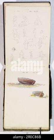 Sketchbook, watercolours, 1875-1877. Myra Louisa Bunce (1854-1919 ...
