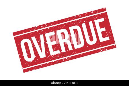 Overdue Stamp Seal Vector Illustration Stock Vector Image & Art - Alamy