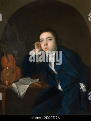 Self-Portrait 1766 by James Millar Stock Photo - Alamy