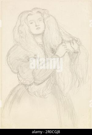[Verso - Reverse]. Portrait of Annie Miller / Dante's Vision of Matilda ...