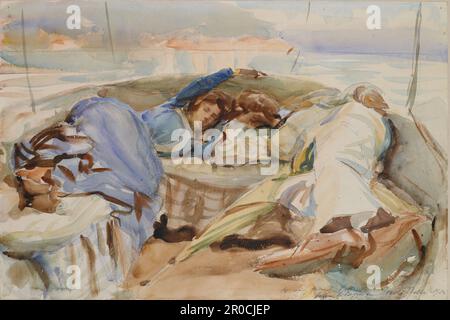 John Singer Sargent - Boat Waters off Capri C 1878 Stock Photo - Alamy
