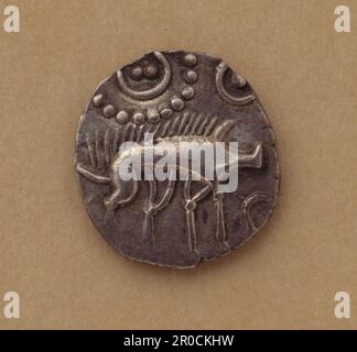 Celtic silver unit, Corieltauvi. PROTOTYPE, SNUB NOSED BOAR. 60BC Stock ...