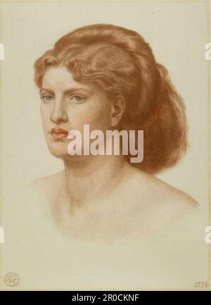 Portrait of Fanny Cornforth, Head and Shoulders, 1874 Dante Gabriel ...