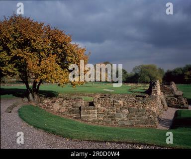 Weoley Castle. Alwold Road.. Birmingham, B29.. The ruins of Weoley ...