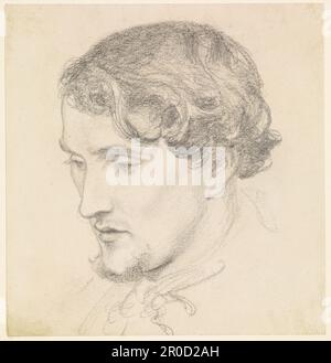 Found - Study for the Man's Head, 1854. Artist: Dante Gabriel Rossetti ...