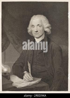 Portrait of Joseph Priestley (1733-1804) an English theologian, English ...