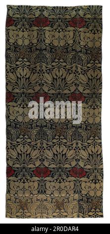 Woven Fabric - Tulip and Rose, 1890. Designer: William Morris ...