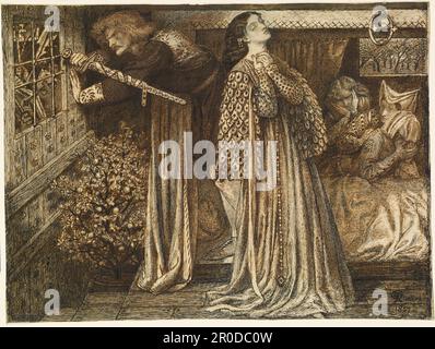 *Sir Launcelot in the Queen's Chamber* is a painting by *Dante Gabriel ...