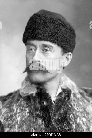 Arctic explorer Robert Peary (1856 - 1920) - the US Navy officer who ...