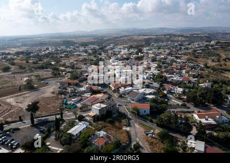 Aerial view of Kouklia village, Paphos region, Cyprus Stock Photo - Alamy