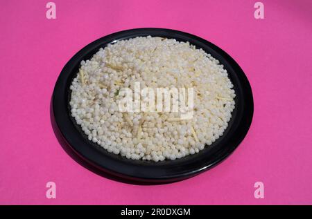 Sabudana also known as sago or tapioca pearls are made from the roots ...