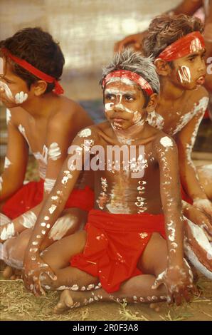 Australia, Queensland, Laura. Indigenous dance troupe at the Laura ...