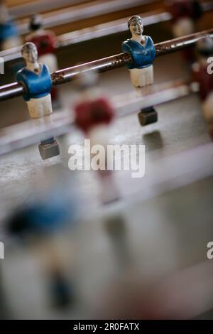 A closeup shot of an old table soccer Stock Photo - Alamy
