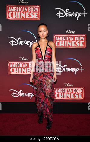 Nadya Okamoto attends the premiere of the Disney+ original series ...