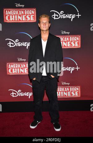 Ethan Rich attends the premiere of the Disney+ original series ...