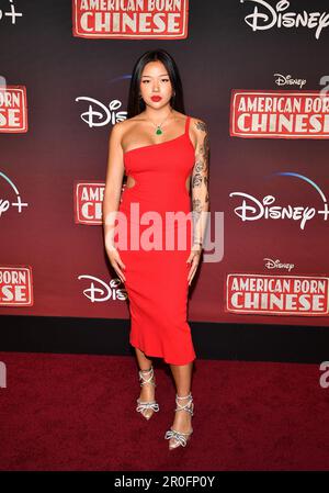 Mai Pham attends the premiere of the Disney+ original series "American ...
