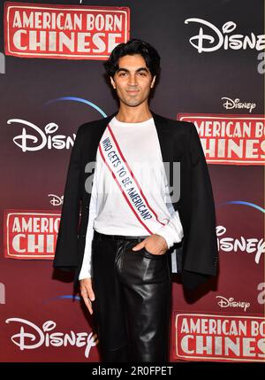 Saad Amer attends the premiere of the Disney+ original series "American ...