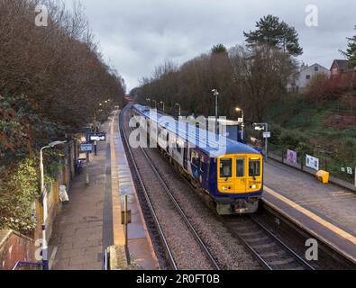 Northern Rail class 769 bi mode flex train 769448 heading away from the ...