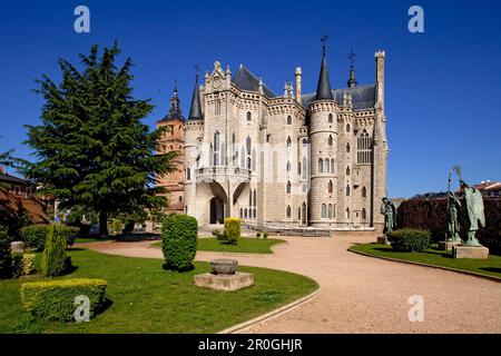 Episcopal Palace, Palacio Episcopal, Astorga, 19th century, architect ...