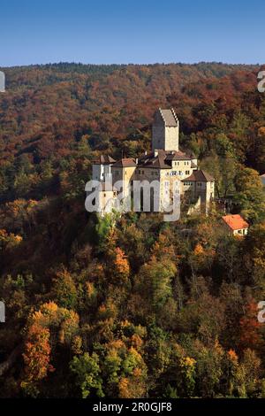 autumn time at a castle in germany Stock Photo - Alamy