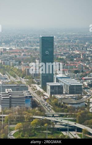 Headquarters of O2 Germany at Georg-Brauchle-Ring in Munich, Upper ...