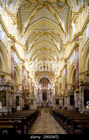 Ebrach minster, a former cistercian monastery, Ebrach, Upper Franconia ...