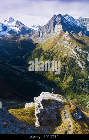 Silberhorn. Valley Lauterbrunnen Stock Photo - Alamy