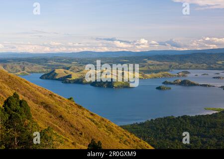 Panoramic view of Lake Sentani, Papua, Indonesia Stock Photo - Alamy