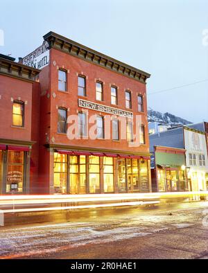 USA, Colorado, Telluride ski town at night Stock Photo - Alamy