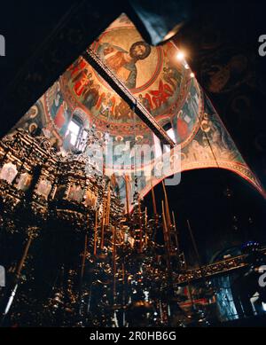 Patmos: view of Chora & Monastery of St John Stock Photo - Alamy