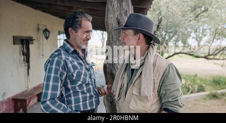 CHUPA, from left: Demian Bichir, Evan Whitten, 2023. ph: Karen Kuehn ...