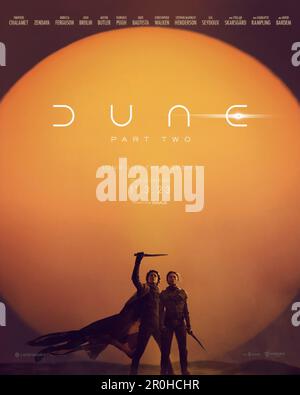 Dune Part Two Timothee Chalamet & Zendaya Stock Photo - Alamy
