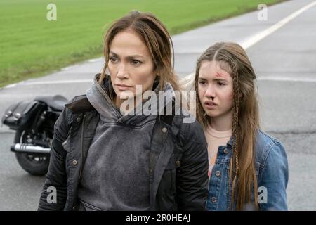 THE MOTHER, from left: Lucy Paez, Jennifer Lopez, 2023. ph: Eric Milner ...