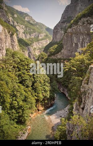 Moraca Canyon near Podgorica, Montenegro, Western Balkan, Europe Stock ...
