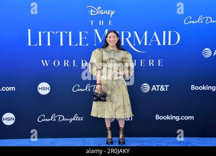 Awkwafina arrives at the world premiere of "The Little Mermaid" on ...