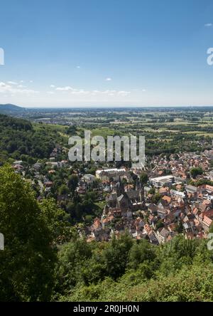 Starkenburg castle at Heppenheim, Hesse, Germany Stock Photo - Alamy