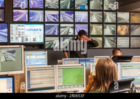 Traffic Management Centre Hanover, traffic control, monitoring ...