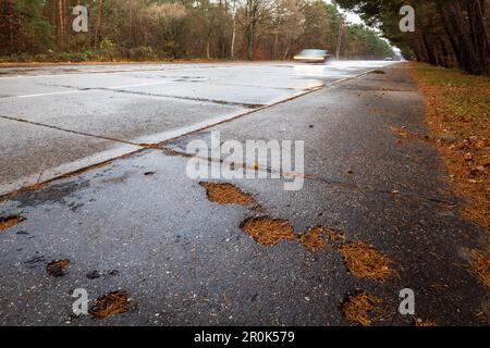 original of German Autobahn built in Third Reich, historic, motorway ...