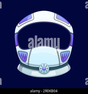 Photo booth, kids astronaut space helmets. Cute vector masks and ...