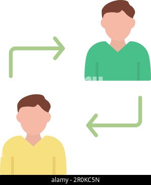 Collaboration icon vector image. Suitable for mobile application web ...