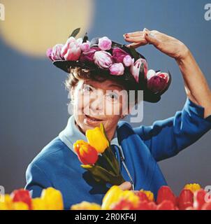 Inge Meysel, deutsche Schauspielerin, hier in der ZDF Sendung: Inge ...