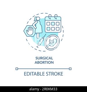 Surgical abortion concept icon Stock Vector Image & Art - Alamy