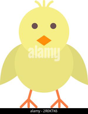 Front-Facing Baby Chick icon vector image Stock Vector Image & Art - Alamy
